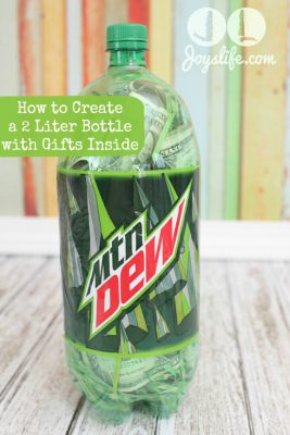 How to Make a 2 Liter Soda Bottle with Gifts Inside VIDEO - Joy's Life
