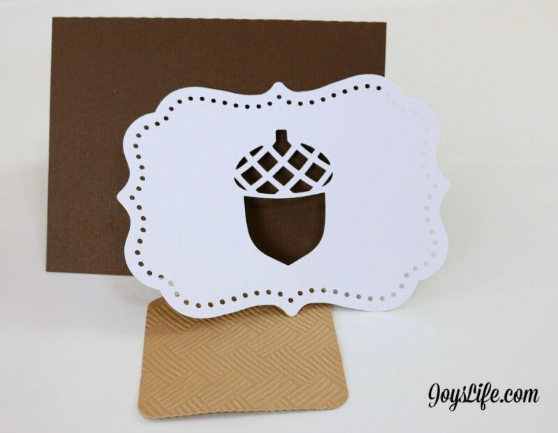 3D Acorn Box and Card - Joy's Life