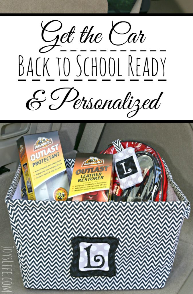 Get the Car Back to School Ready & Personalized - Joy's Life