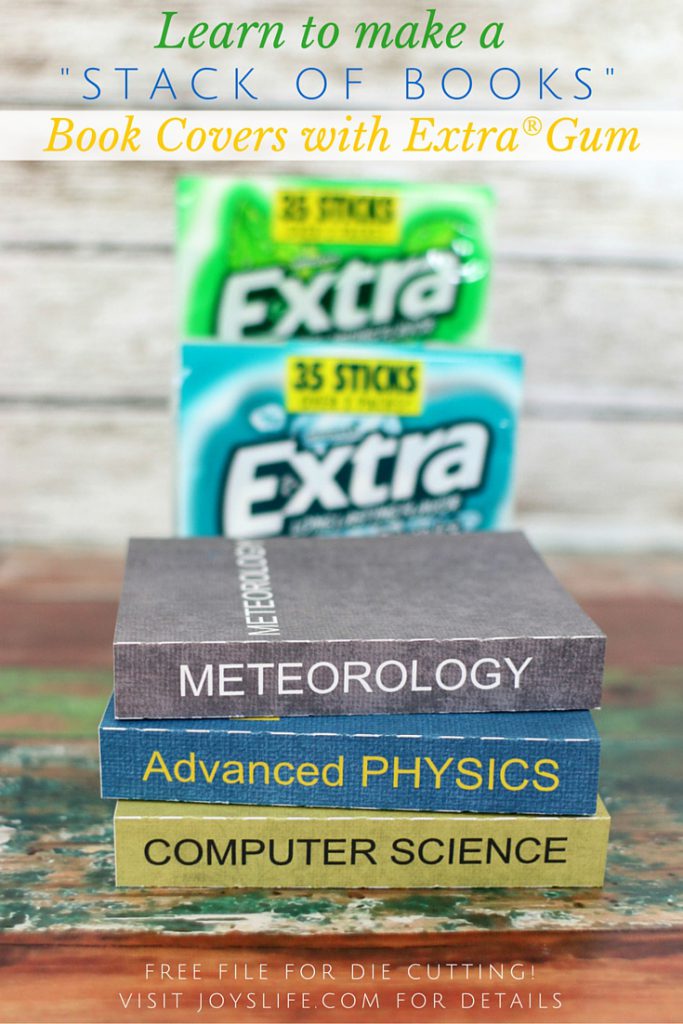 Learn to Make Book Covers with Extra® Gum - Free Cut File - Joy's Life