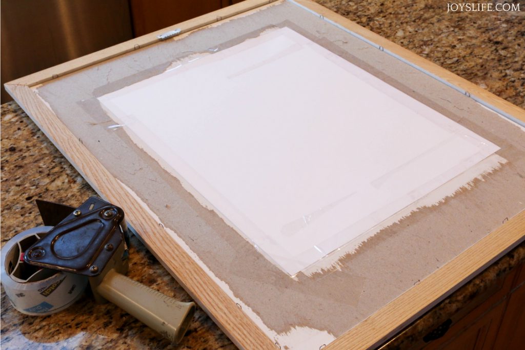 How to Reframe Art Using Thrift Store & Markdown Frames - Joy's Life