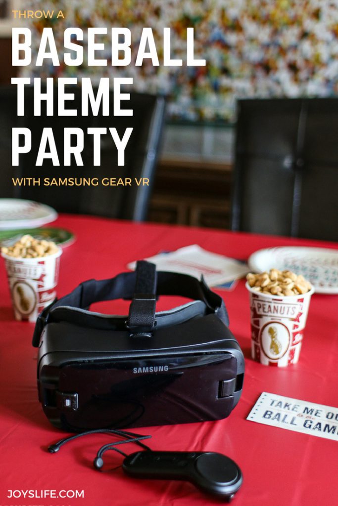Throw a Baseball Theme Party with Virtual Reality MLB Live - Joy's Life